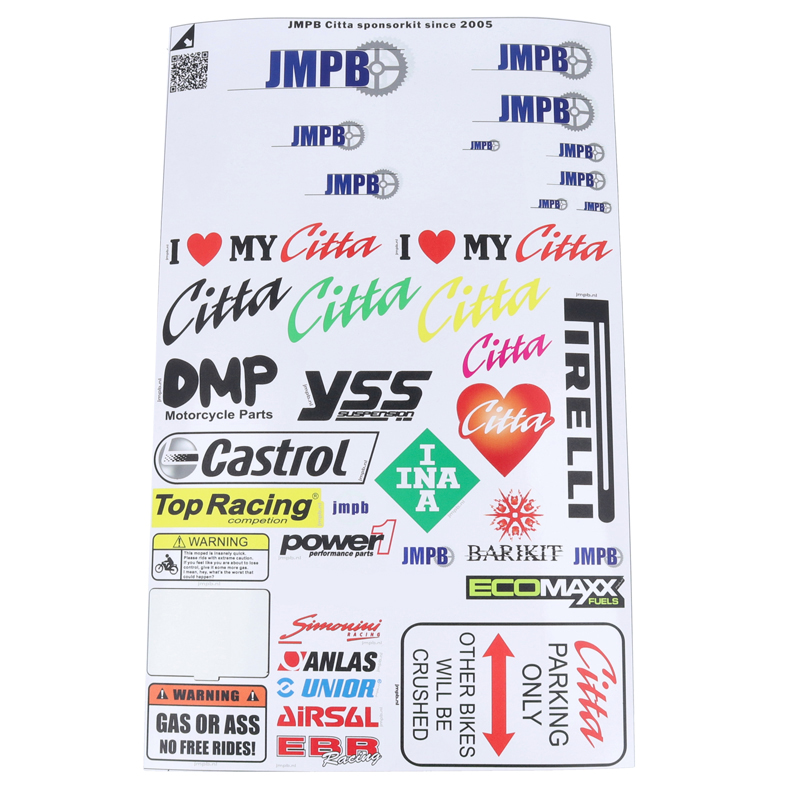 Stickerset JMPB Citta - JMPB Parts