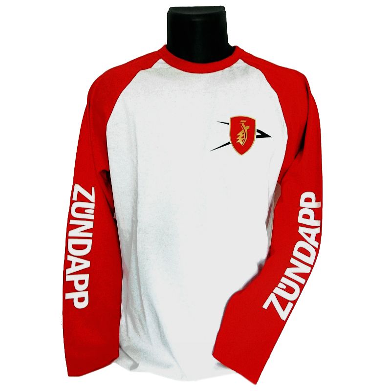 Long Sleeve Zundapp Red/White - JMPB Parts