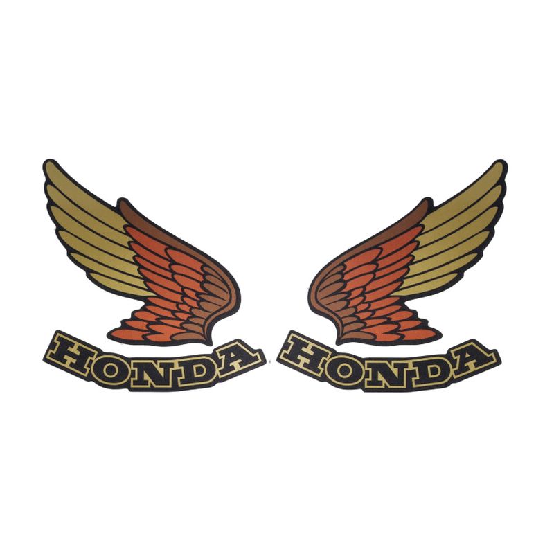 Stickerset Honda Wings Classic 90X100MM - JMPB Parts