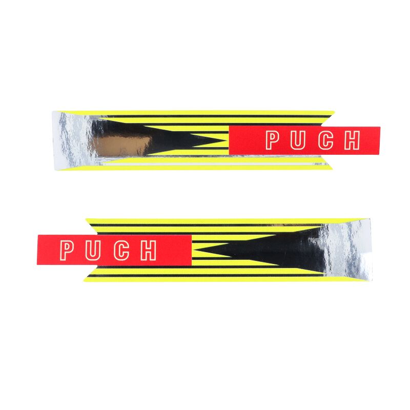 Tank transfer set Puch VS Red/Yellow/Chrome - JMPB Parts