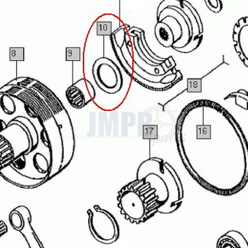 Shimring Clutch Tomos 0.30mm - JMPB Parts