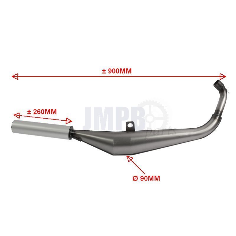 Exhaust Proma Honda MB80 | Made by Tecnigas - JMPB Parts