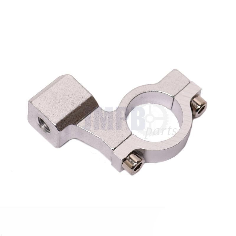 Mirror Bracket Silver Universal M8 Thread Right - JMPB Parts
