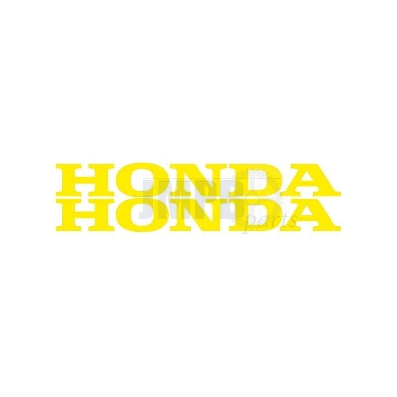 Stickerset Honda Word Yellow 12CM - JMPB Parts