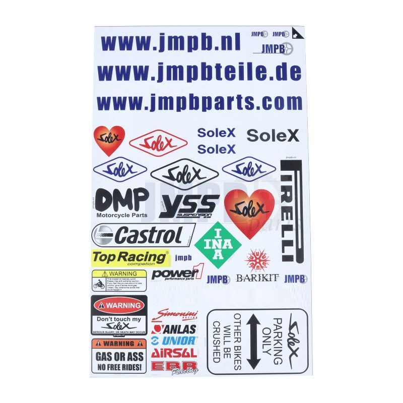 Stickerset JMPB Solex - JMPB Parts