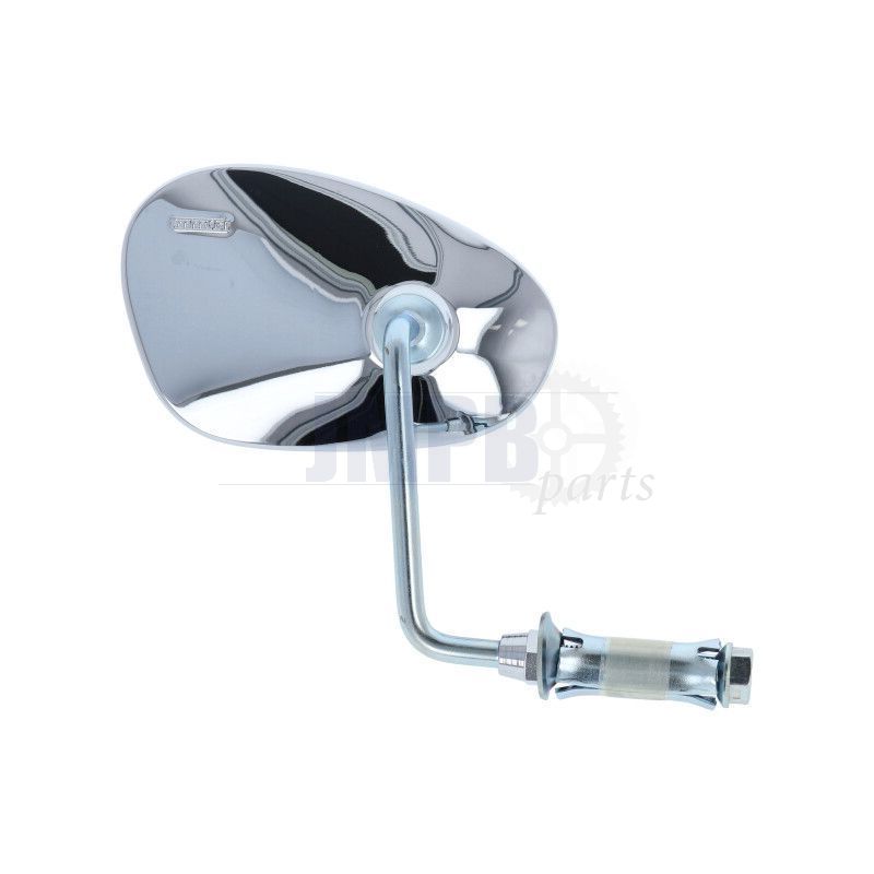 Plug Mirror BUMM Chrome Right Convex Glass - JMPB Parts