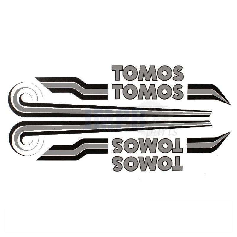 Stickerset Tomos A3 Bullet 79/80 Grey / Black - JMPB Parts