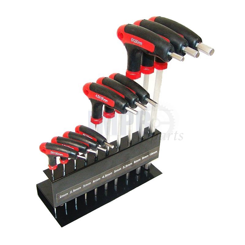 Allen key T-Handle set 10-Pieces - JMPB Parts