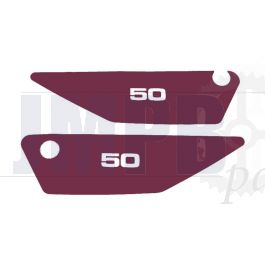 Side panel Stickerset Yamaha FS1 1J5 Purple - JMPB Parts
