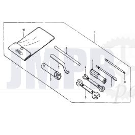 Exploded View Toolbox Honda MB50 - JMPB Parts