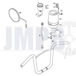 Speedometer Tomos | exploded view - JMPB Parts