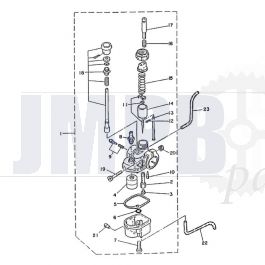 Exploded View Drawings Yamaha FS1 2RU | carburettor - JMPB Parts