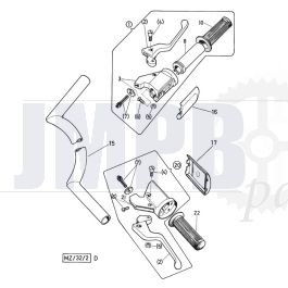 Handlebar / Handles Puch Monza - JMPB Parts