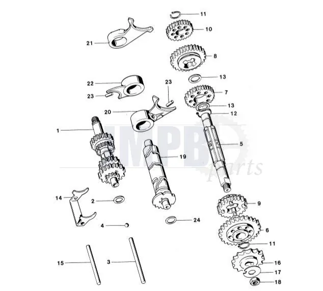 gearbox exploded view